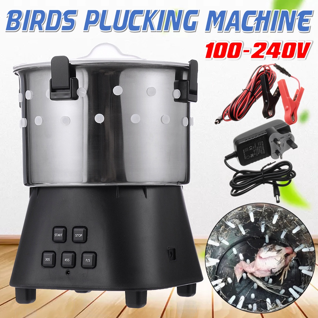 15W Mini Quail Bird Hair Removal Plucking Machine Plucker Machine ...