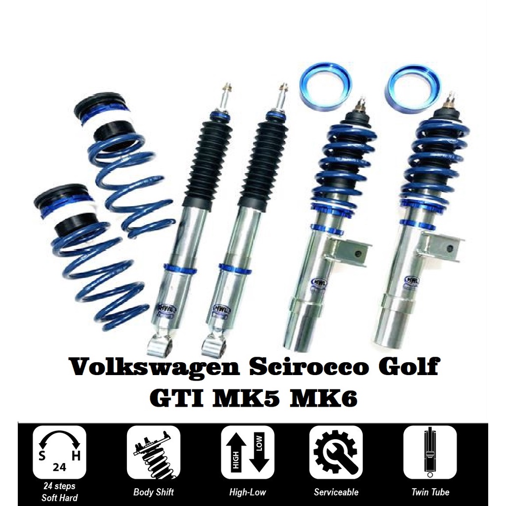 Volkswagen Scirocco Golf GTI MK5 MK6 - HWL MT1bs series fully ...