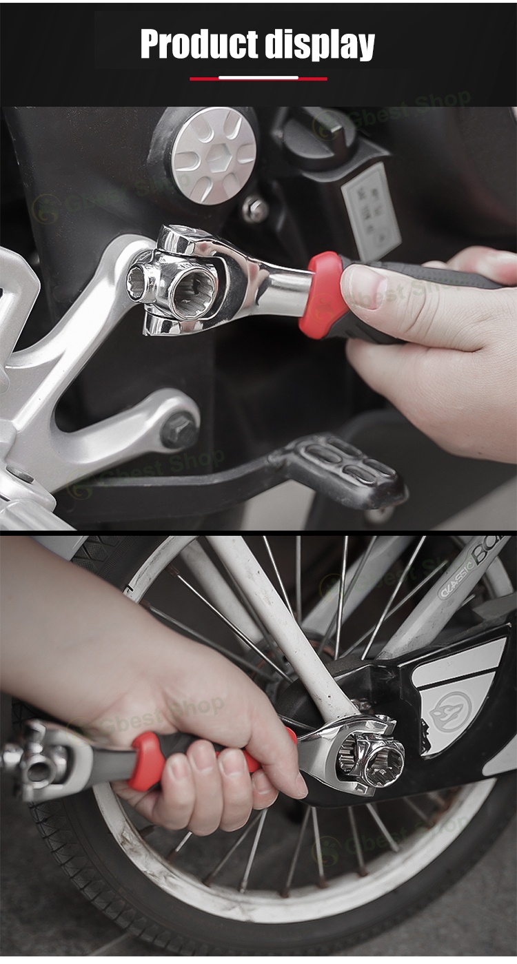 52In1 Multi Torque Wrench Double-Headed 360-Degree Rotating Adjustable ...