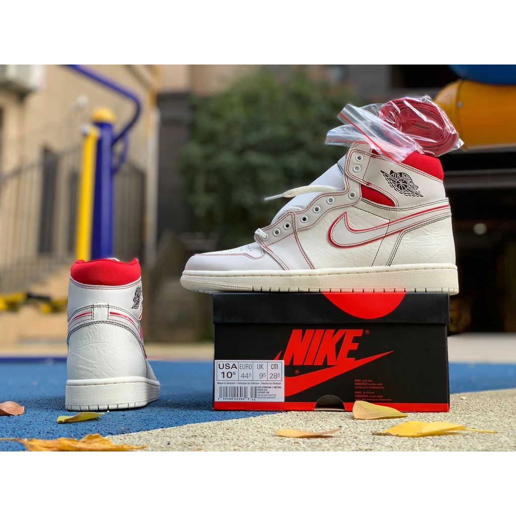 Aj1 Air Jordan 1 Phantom Aj1 White Red Manuscript Bugs Bunny 555088-160 ...