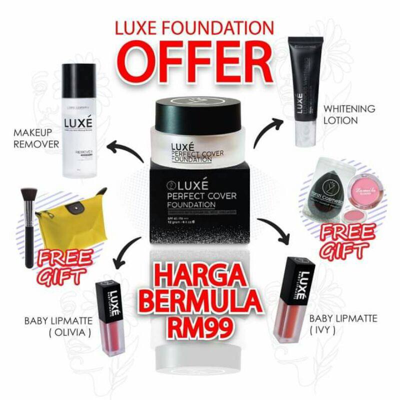 🔥READY STOCK🔥LUXE PERFECT COVER FOUNDATION MAKE UP, LUXE MAKE UP, LUXE (Ready Stock & 🔥 DELIVERY ...