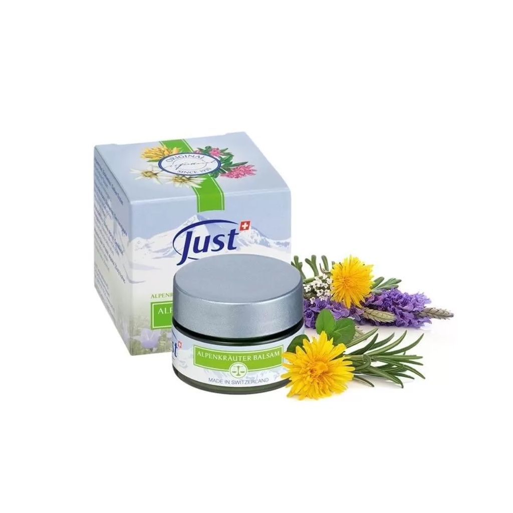 Original [Swiss JUST] Alpine Herbal Balm 13 ml (Made in Switzerland ...