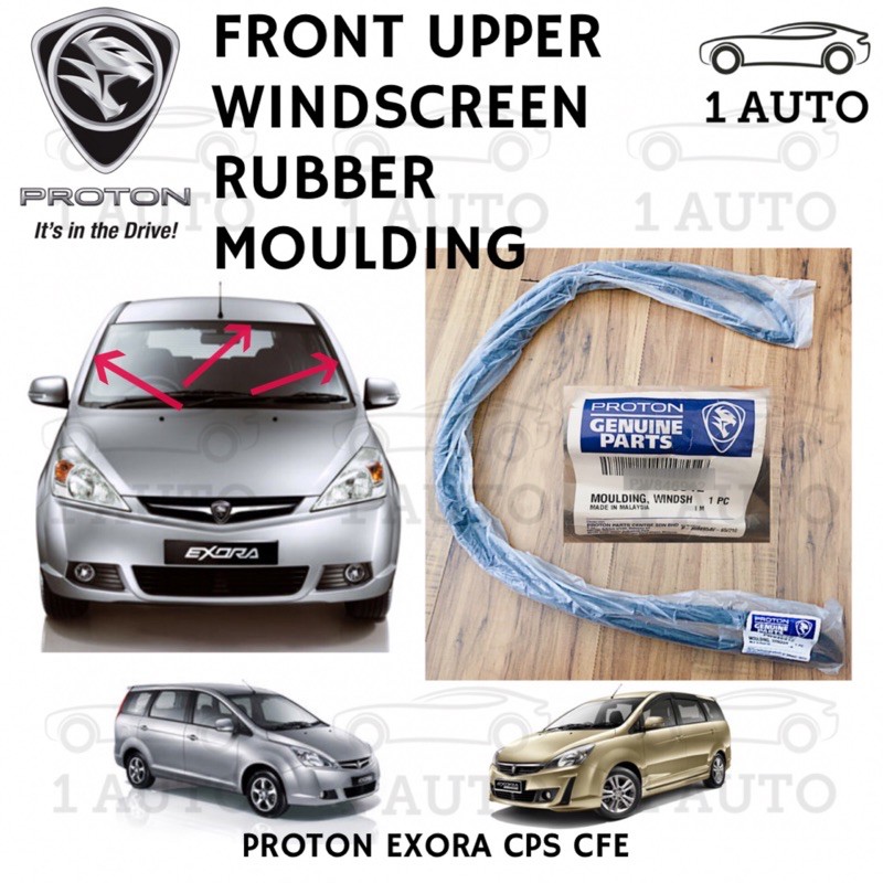 [ORIGINAL PROTON PART] PROTON EXORA FRONT UPPER WINDSCREEN RUBBER ...