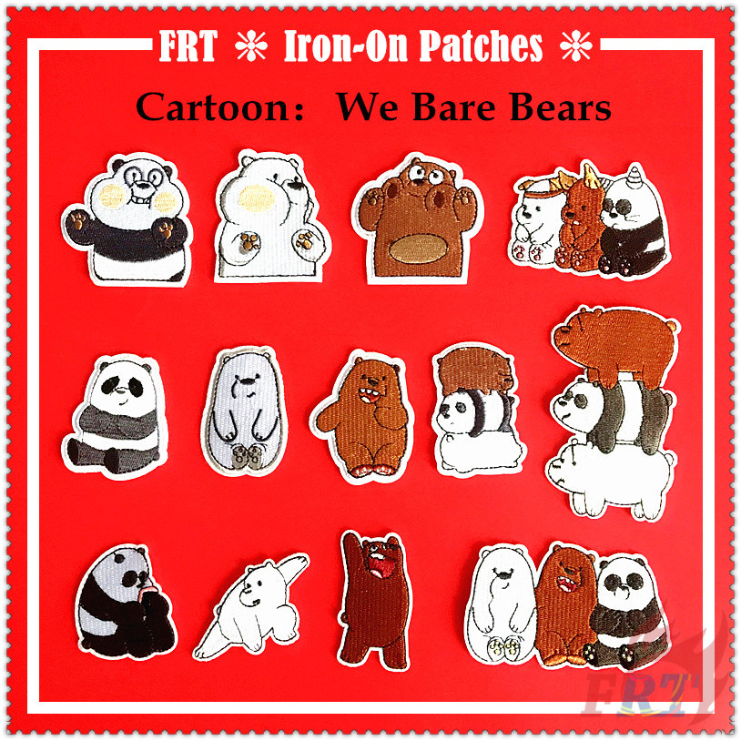 Cartoon Bears Iron-on Patch 1Pc Diy Embroidery Patch Iron on Sew on Badges Patches | Shopee Malaysia