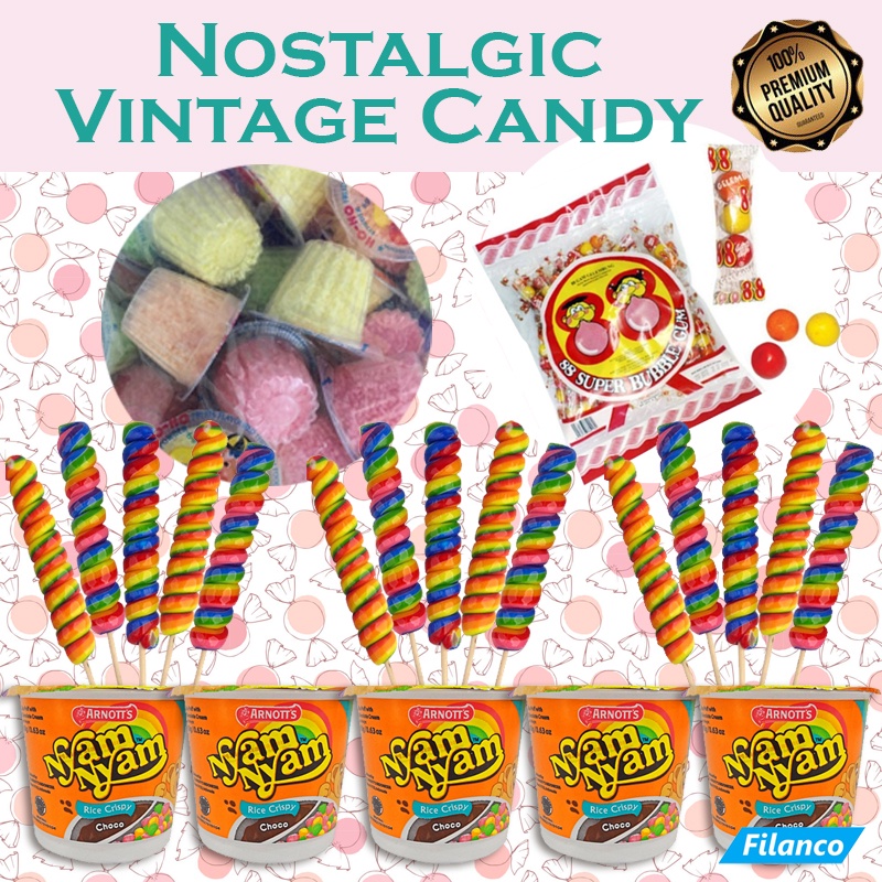 Nostalgic Candy Yummy Nyam Nyam Spinny Lollipop Powder Candy 88 Super ...
