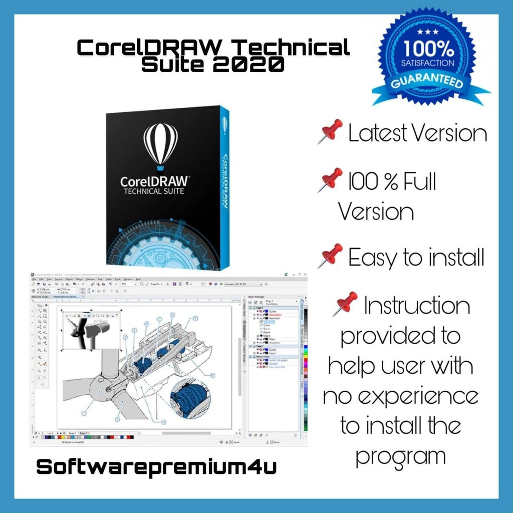 CorelDRAW Technical Suite 2020 | Shopee Malaysia