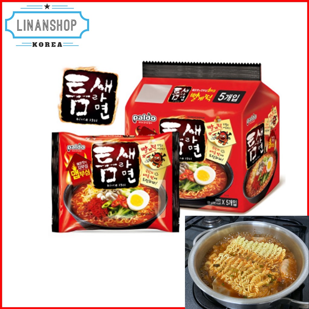 KOREA Paldo Teumsae Ramen 600g (1 Pack = 5 pcs) | Shopee Malaysia