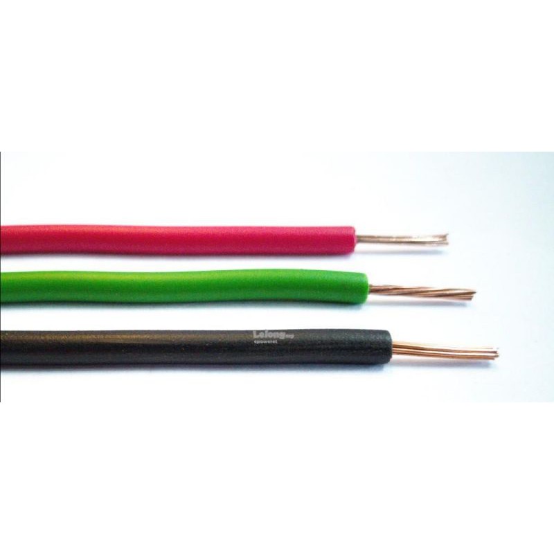 1.5mm / 2.5mm / 4mm /6mm PVC Insulated Power Cable / Kable elektrikal ...