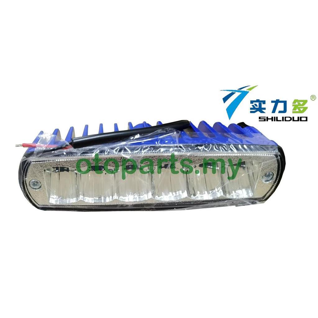 SHILIDUO LED Rectangle Spot Light 6LED for 4x4 / Truck / Lorry / Boats ...