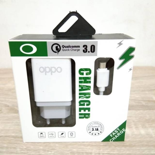 (Support Fast Charging) Oppo Original Qualcomm Quick Charge 3.0 Charger ...