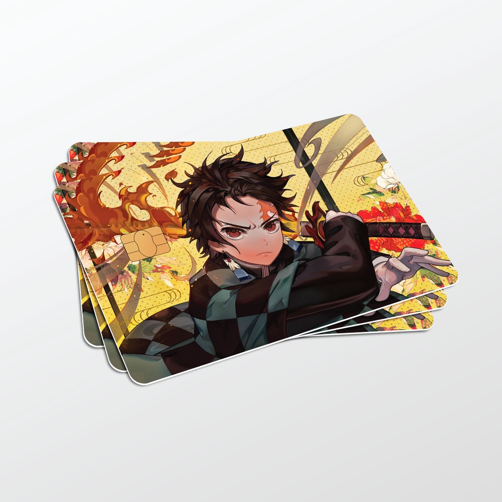 Demon Slayer ATM Bank Sticker Card Cover Access Touch n Go Skin Bank ...