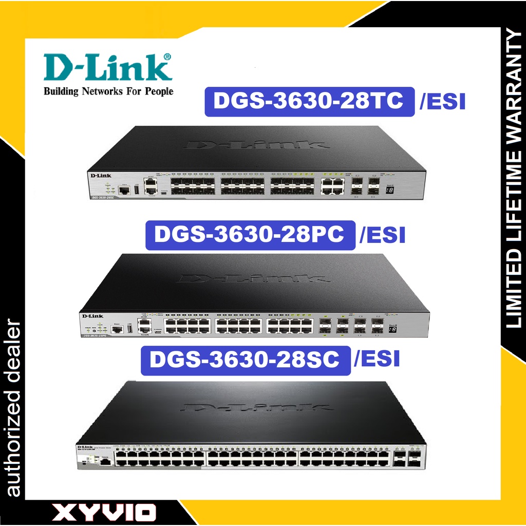 D-LINK DGS-3630-28TC/ESI || DGS-3630-28PC/ESI || DGS-3630-28SC/ESI ...