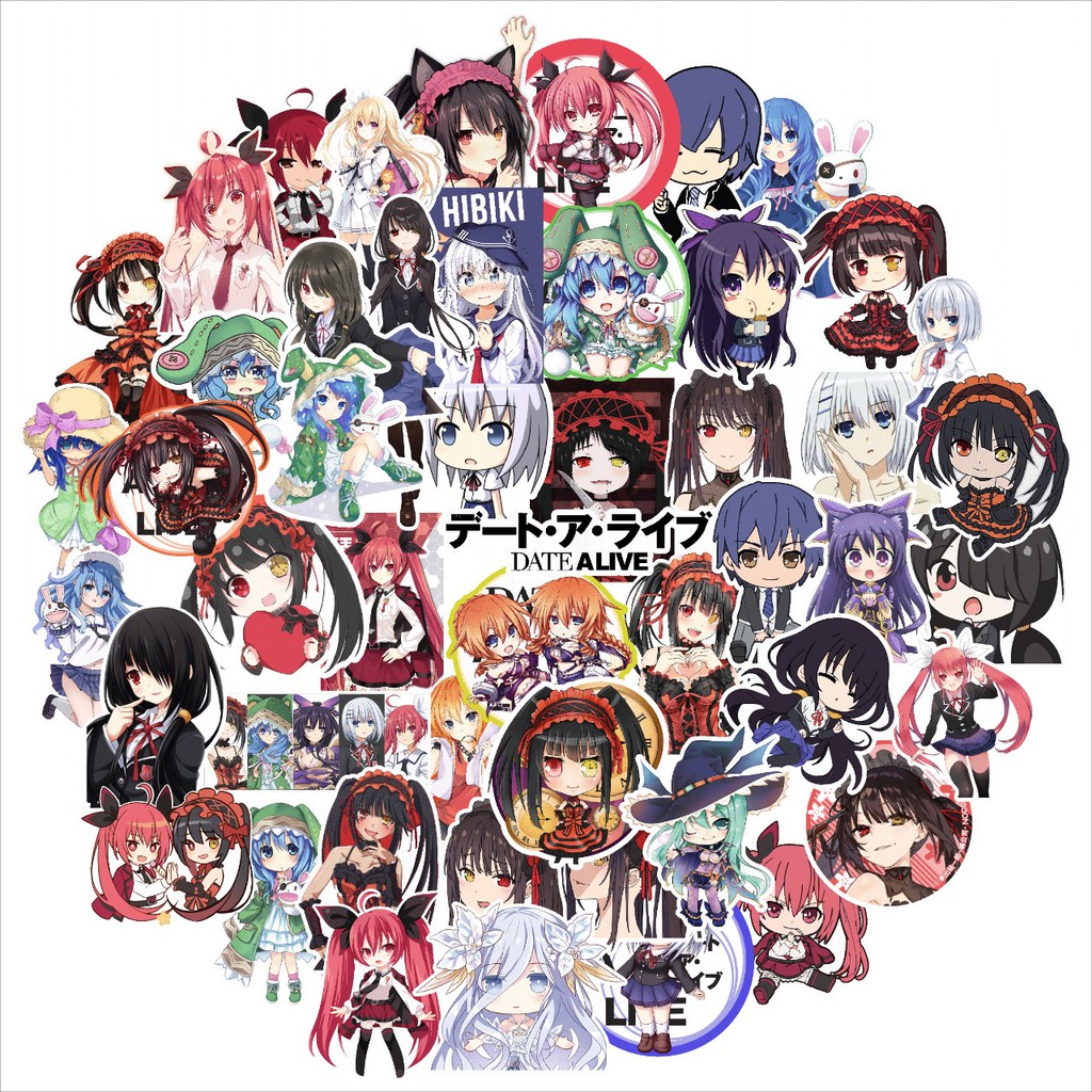 Date A Live Anime Stickers Package | Shopee Malaysia