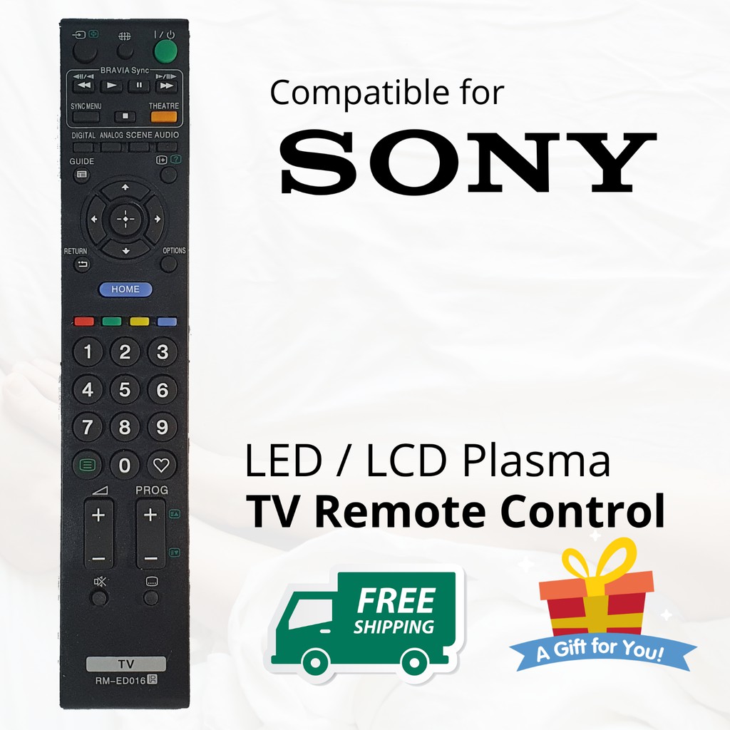 Sony RM-ED013 RM-ED016 LED LCD TV Remote control Bravia smart TV ...