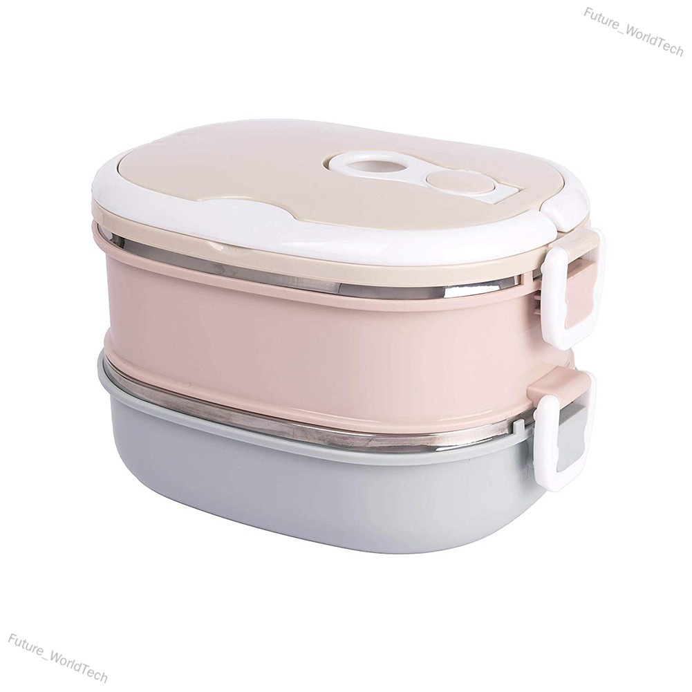 Future_WorldTech 304 Stainless Steel Thermal Insulation Lunch Box Leak ...