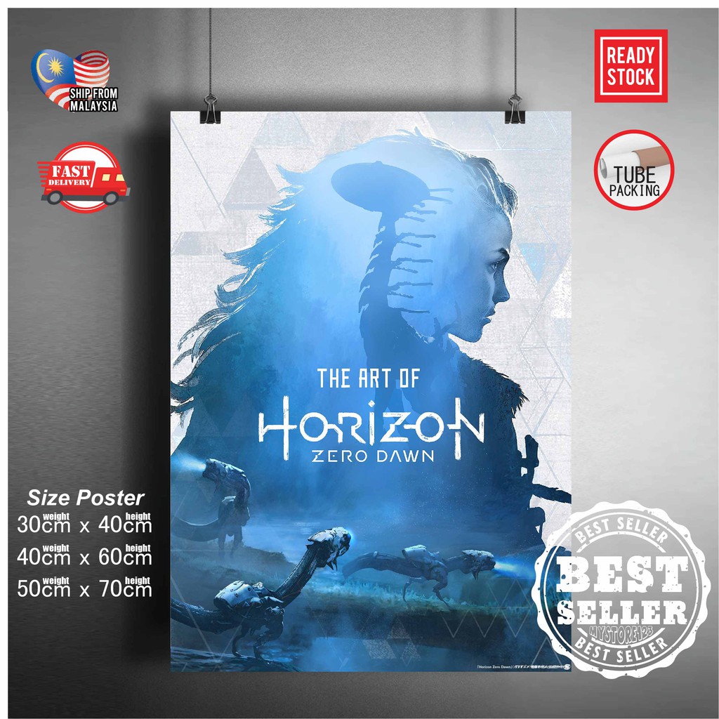【READY STOCK】Horizon Zero Dawn Poster Wall Poster PS4 | PS5 Gaming ...