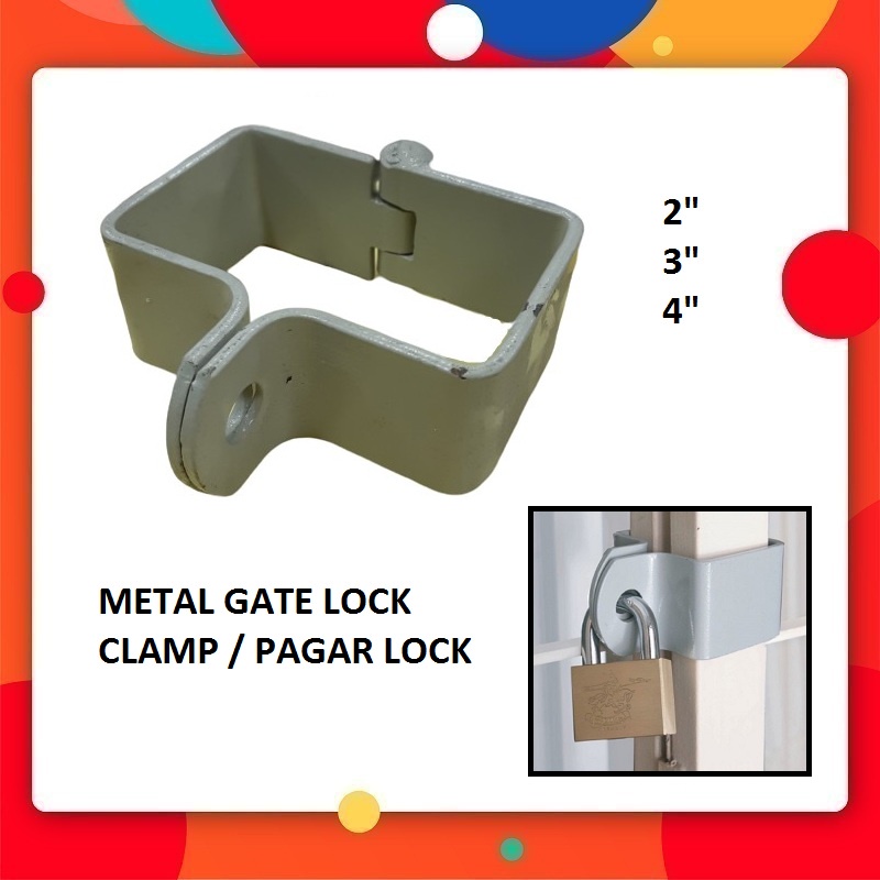 METAL GATE LOCK CLAMP / PAGAR LOCK | Shopee Malaysia