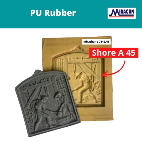Flexible PU Rubber Mould Maker @ Mirathane 7445AB 2.0KG/5.0KG @ MIRACON ...