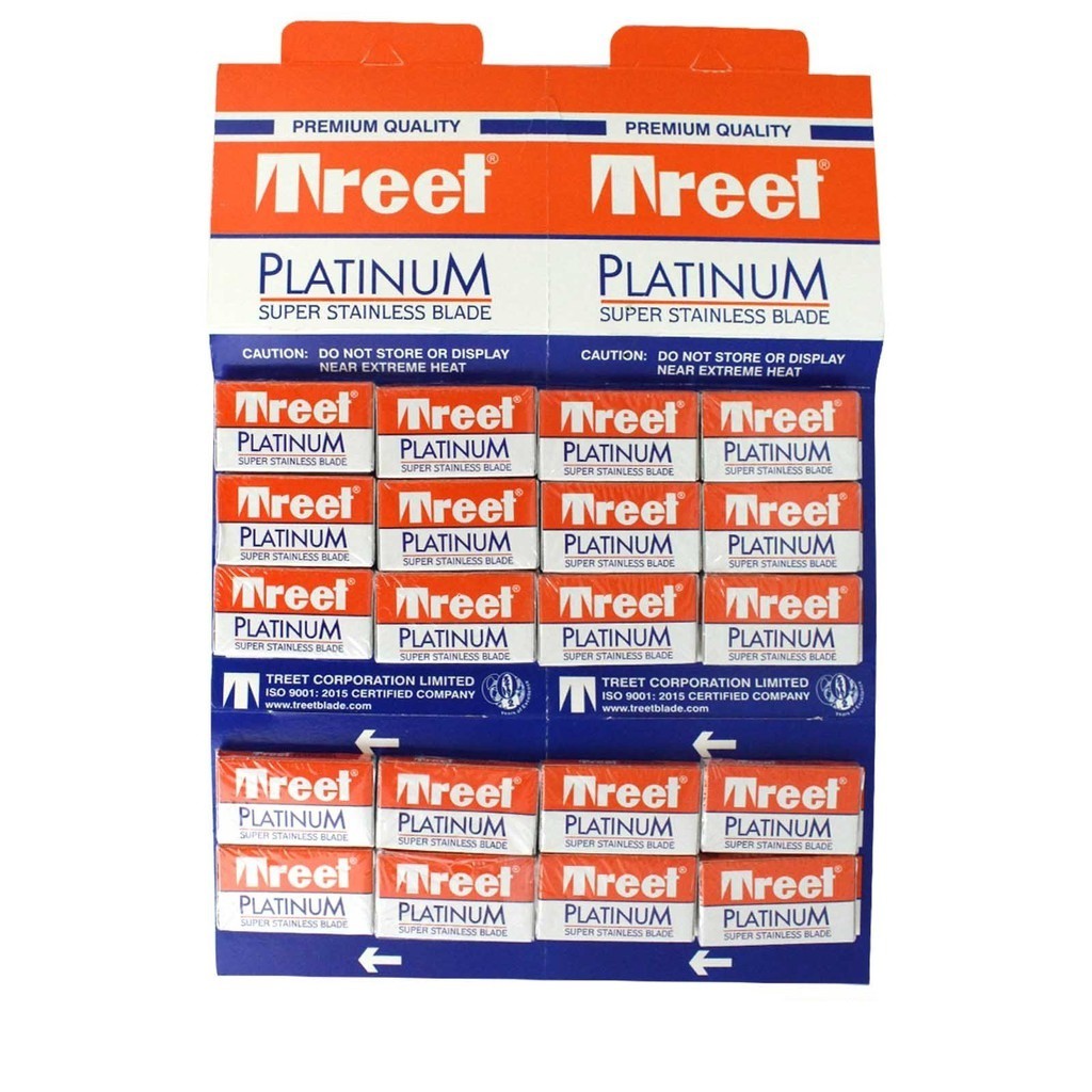Treet Platinum Super Stainless Blade (5's x20) | Shopee Malaysia