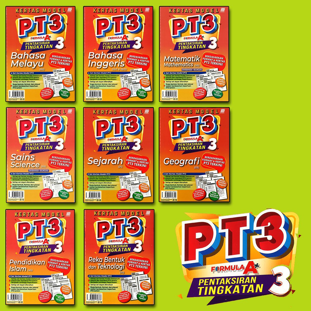 KERTAS MODEL PT3 FORMULA A+ MATEMATIK/MATHEMATICS (DLP) | Shopee Malaysia