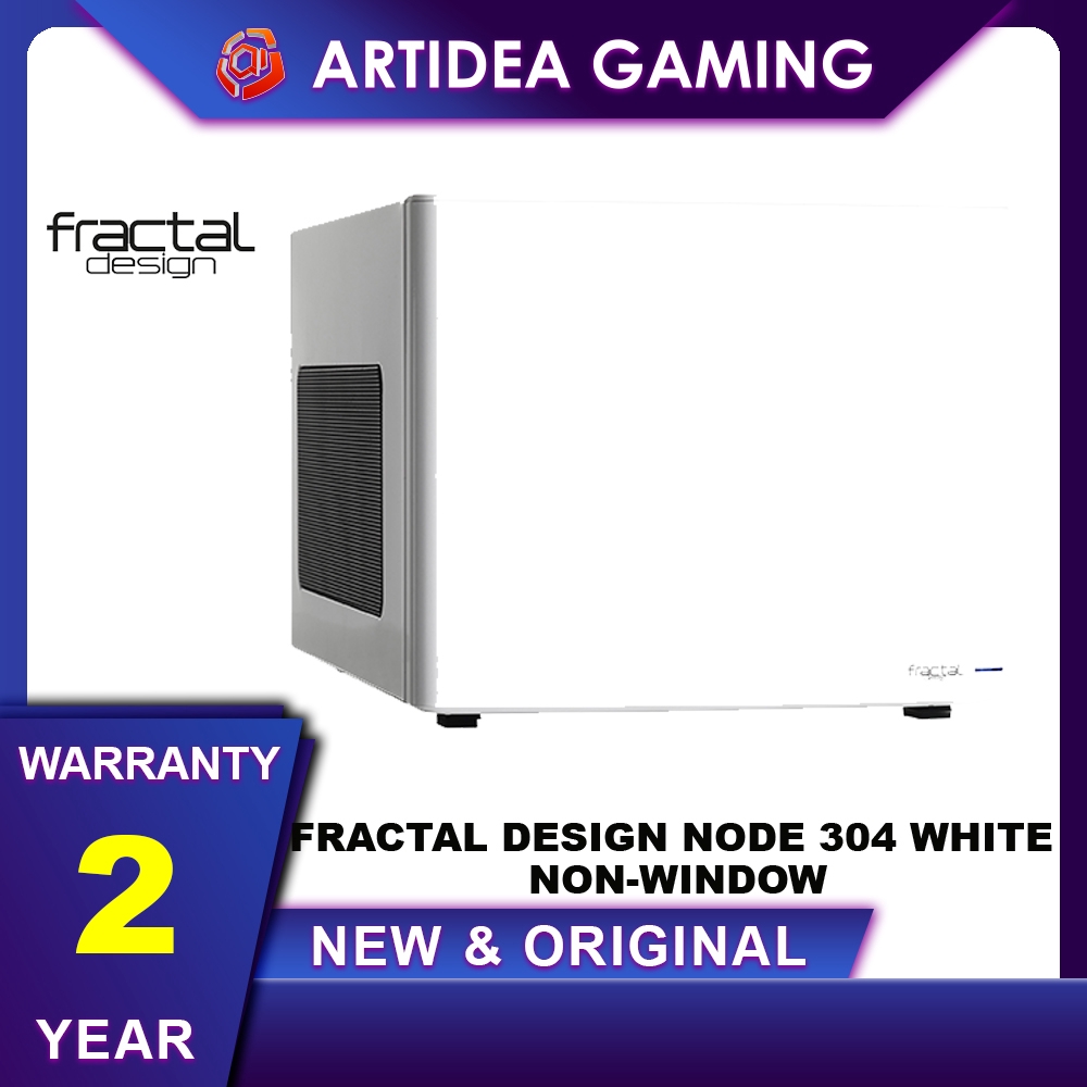 ^ FRACTAL DESIGN NODE 304 WHITE NON-WINDOW - FD-CA-NODE-304-WH | Shopee ...