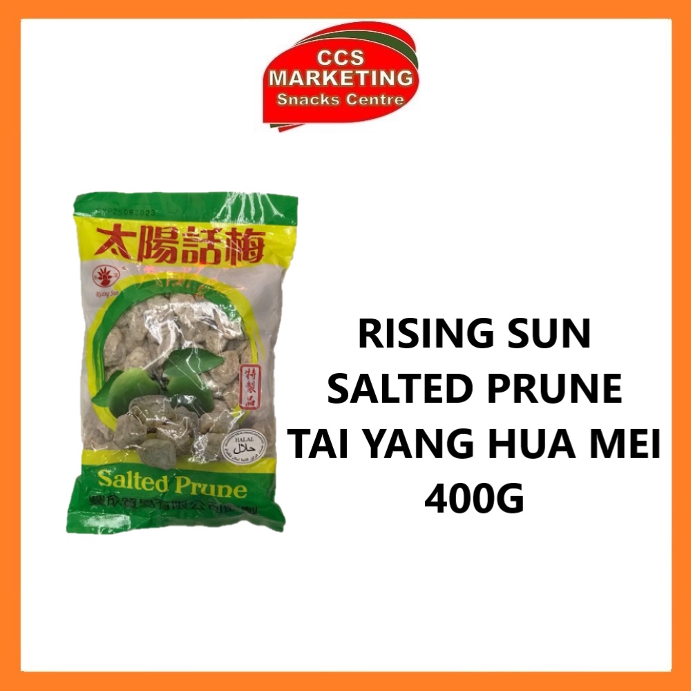 CCS Rising Sun Preserved Fruits Asam Salted Prune Tai Yang Hua Mei 400G ...