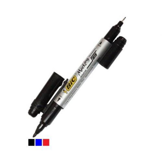 Bic Marking Permanent Twin Tip | Shopee Malaysia
