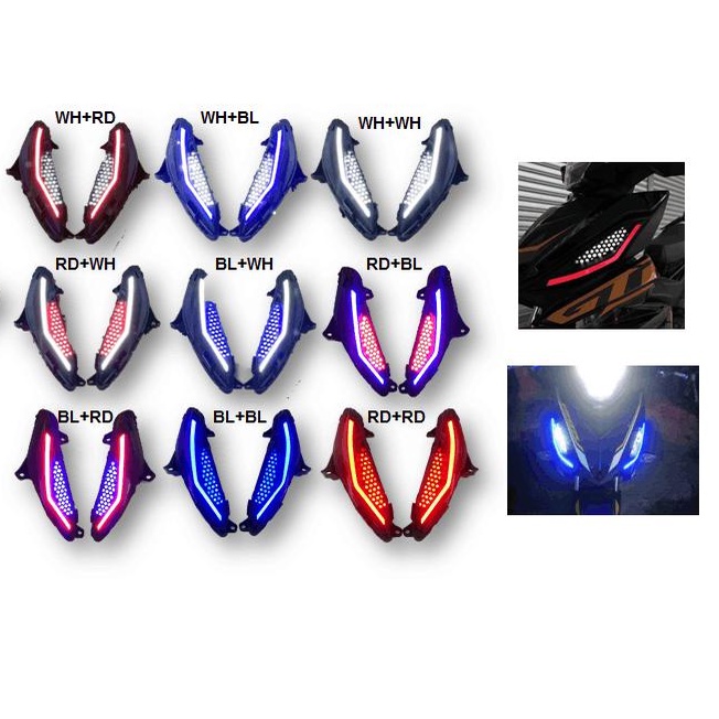 RS150 V1 V2 LED PILOT LAMP LAMPU MATA GABAN Honda RS GTR Supra ...