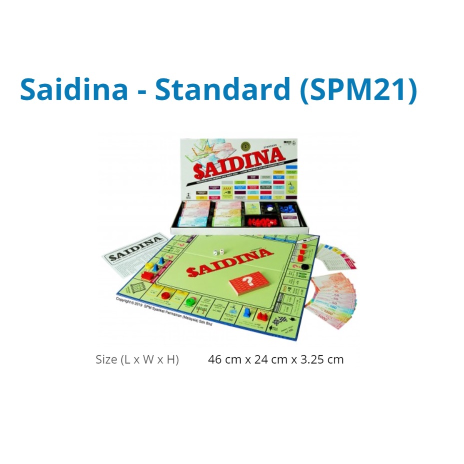 SAIDINA STANDARD Boardgames SPM 21 (100% ORIGINAL) | Shopee Malaysia