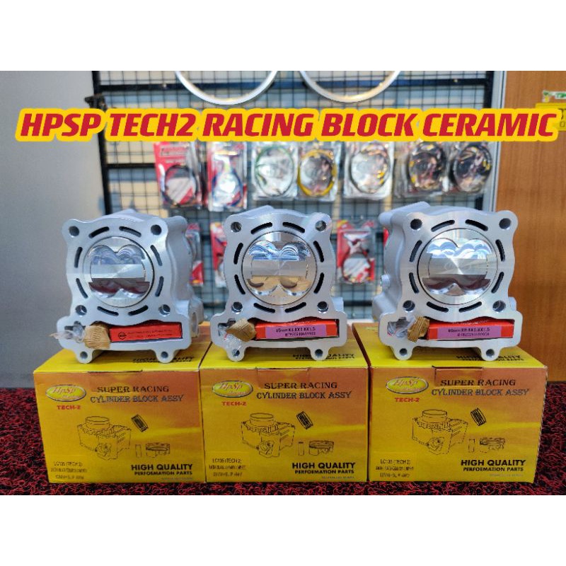 HPSP TECH 2 RACING BLOCK CERAMIC LC135 63MM 65MM 66MM 68MM | Shopee Malaysia