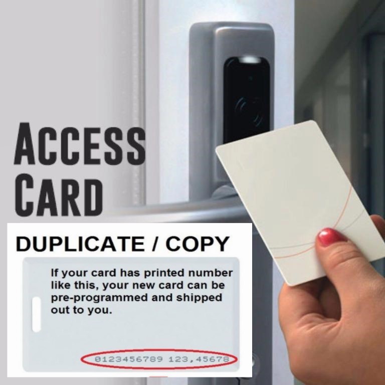Access Card for Card Park Lift Door Entrance Clone Duplicate Service ...