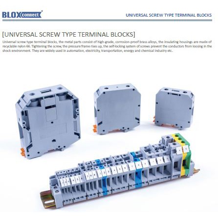 BLOX UK3N-16N screw type terminal block FJ3N FJ5N FJ6N FJ10N FJ16N ...