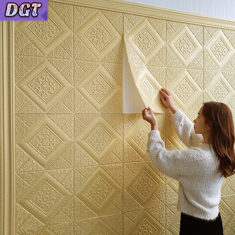DGT Ceiling Wallpaper dinding 3D waterproof foam wall interior and ...