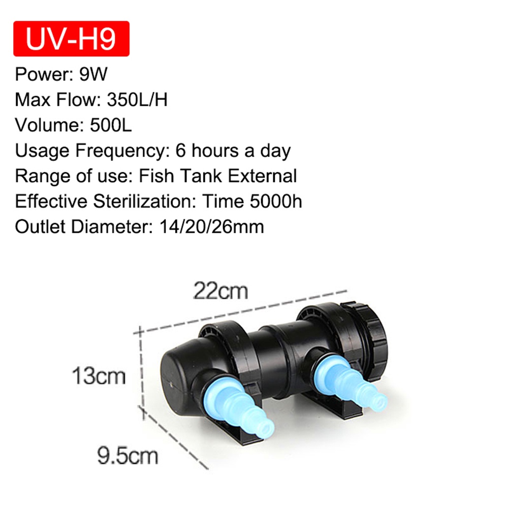 5W~36W Aquarium UV Light External Filter Algae Cleaner For Aquarium Pond Fish Tank Ultraviolet ...