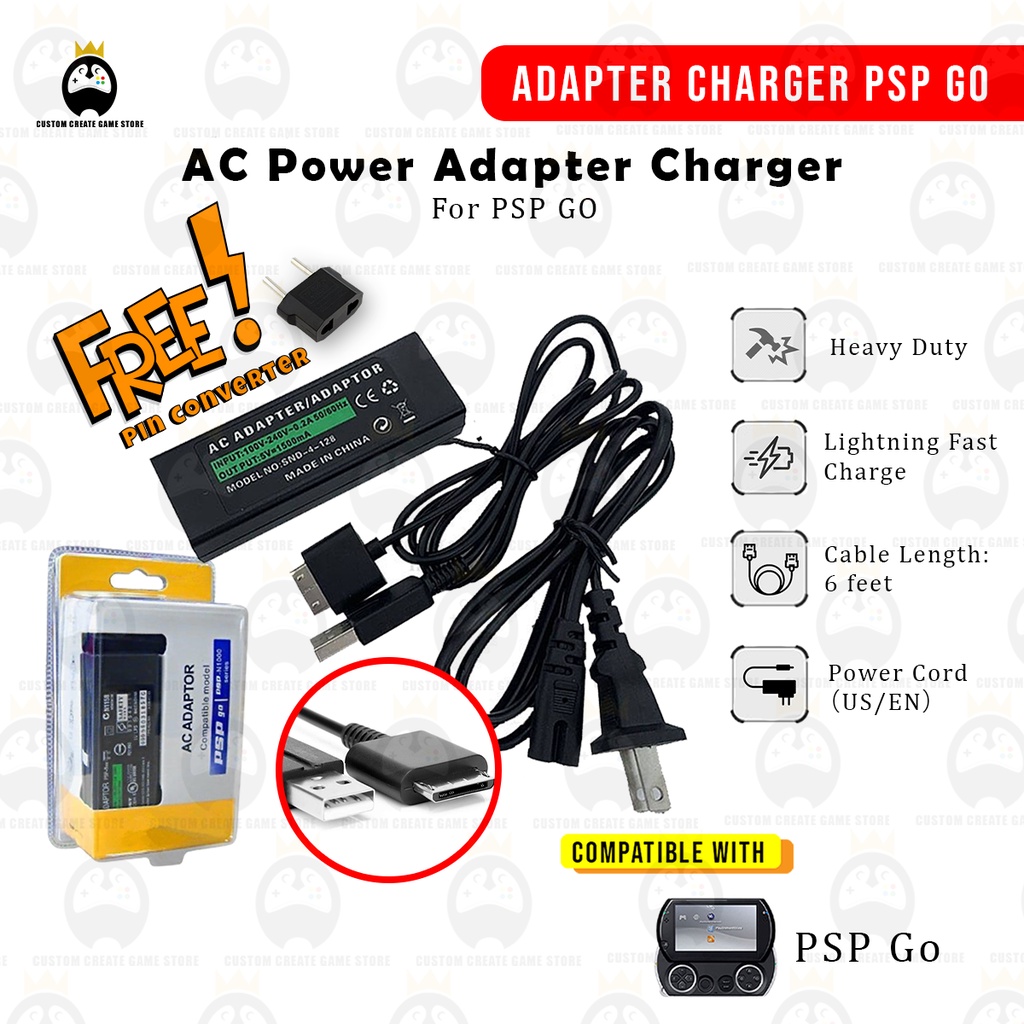 PSP GO ADAPTER CHARGER [ready stock] | Shopee Malaysia