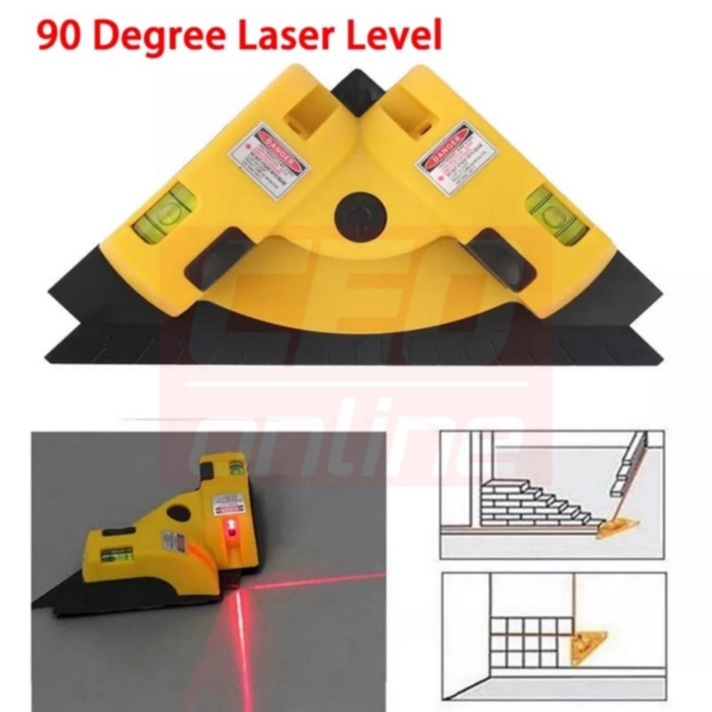 CEO 🇲🇾 90 Degree Square Laser Level Right Angle Vertical Horizontal ...
