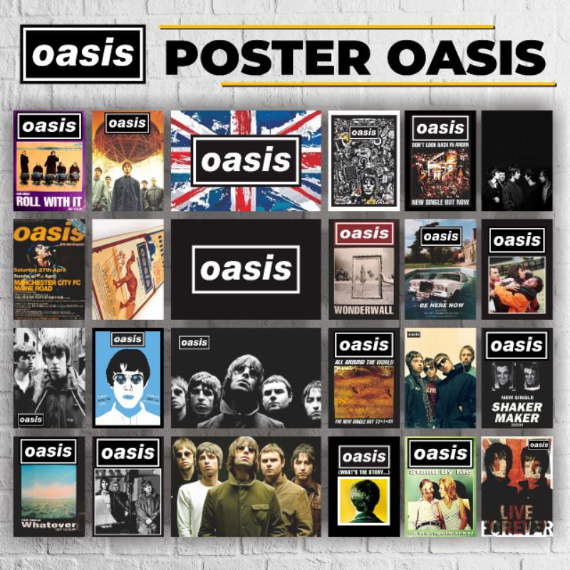 Poster New Oasis A4 5pcs | Shopee Malaysia
