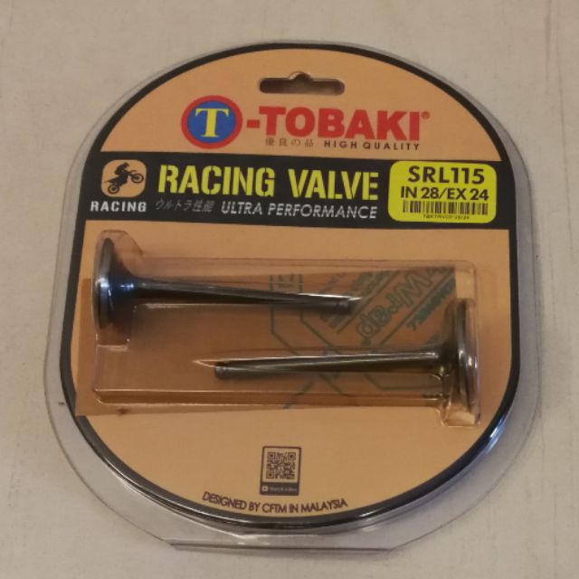 SRL115 racing valve 28 / 24 TOBAKI | Shopee Malaysia
