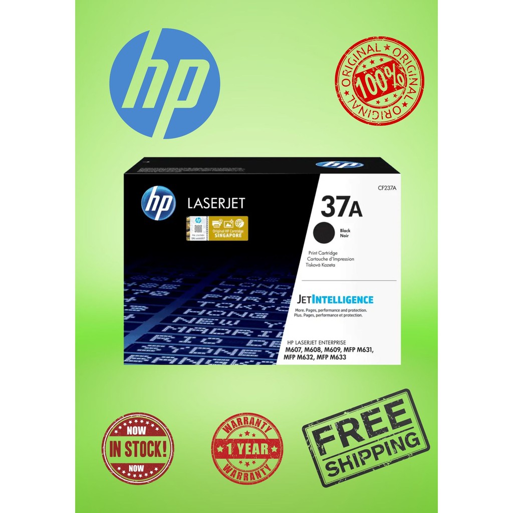 HP 37A /CF237A BLACK ORIGINAL LASERJET TONER CARTRIDGE | Shopee Malaysia