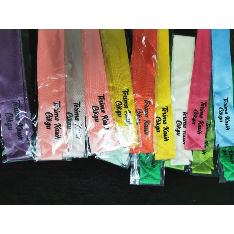 Readystock Mix Twilly&Plain Twilly&customise name | Shopee Malaysia