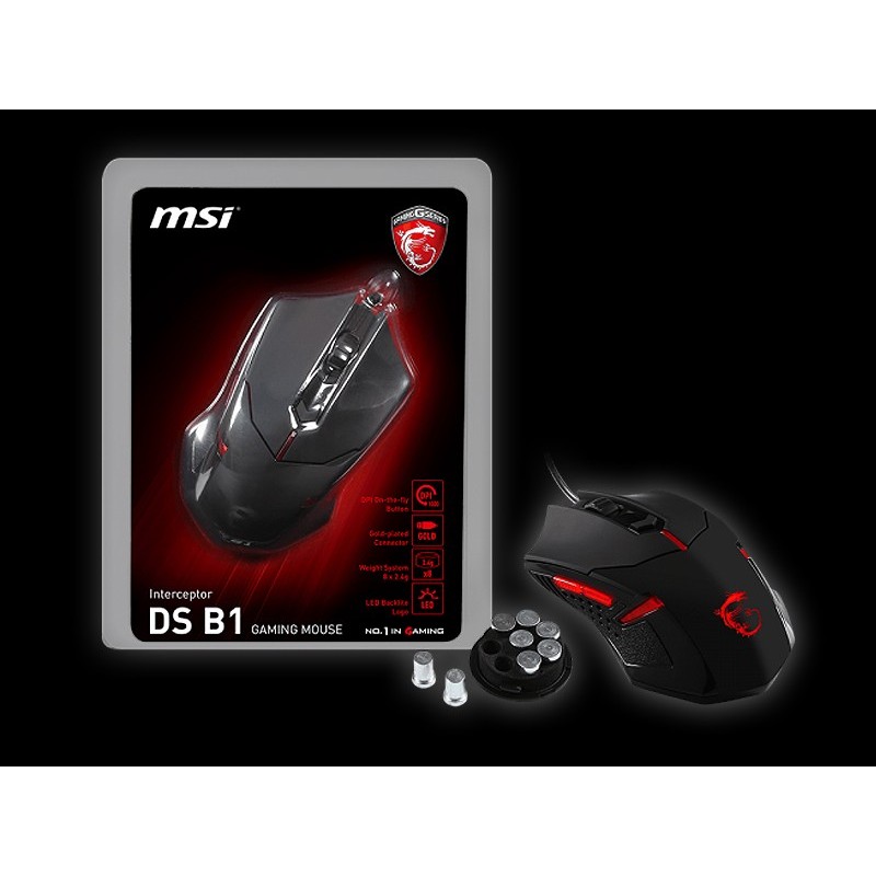 Msi Interceptor Ds B1 Gaming Mouse | Shopee Malaysia