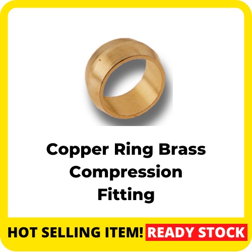 10PCS Copper Ring Euco Brass Compression Fitting MM Size | Shopee Malaysia