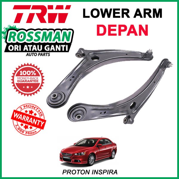 TRW FRONT LOWER ARM FOR PROTON INSPIRA [JTC7842/JTC7843] | Shopee Malaysia