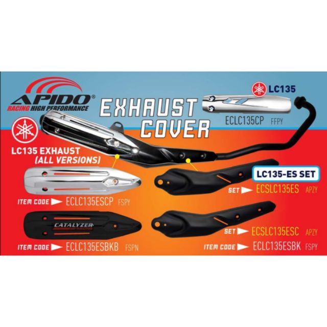 EXHAUST COVER ( APIDO EXHAUST ) | Shopee Malaysia