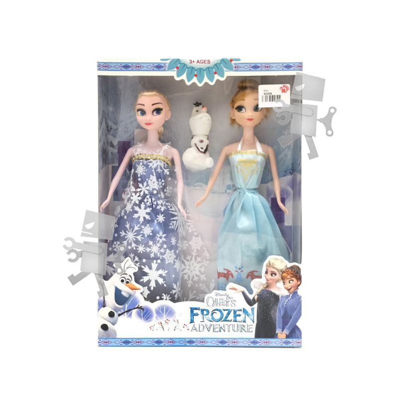 Barbie Style Frozen Elsa and Anna Princess Doll Set Toys For Girls ...