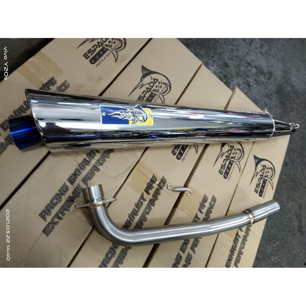 ESPADA EXHAUST RACING E4 ORIGINAL HONDA EX5 HIGH POWER & EX5 DREAM & KRISS110 | Shopee Malaysia