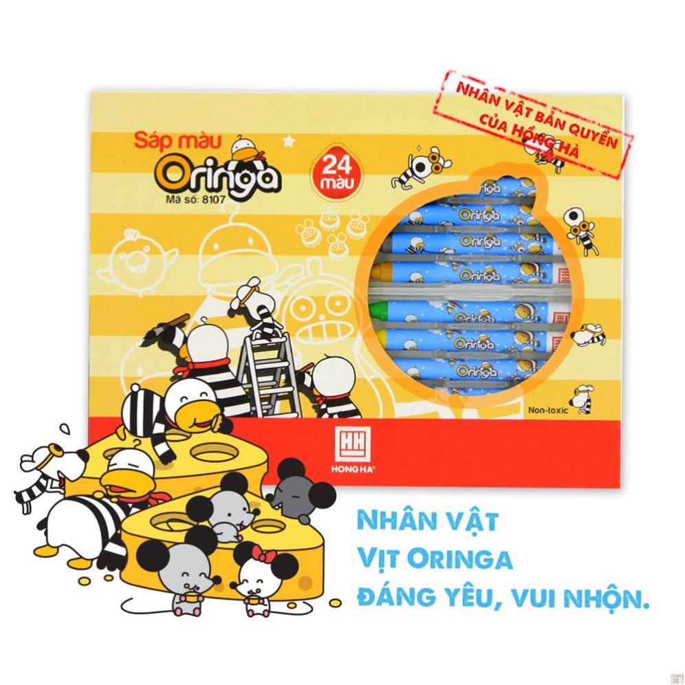 Hong Ha wax color | Oringa crayons 8/12/18/24 colors for kindergarten ...