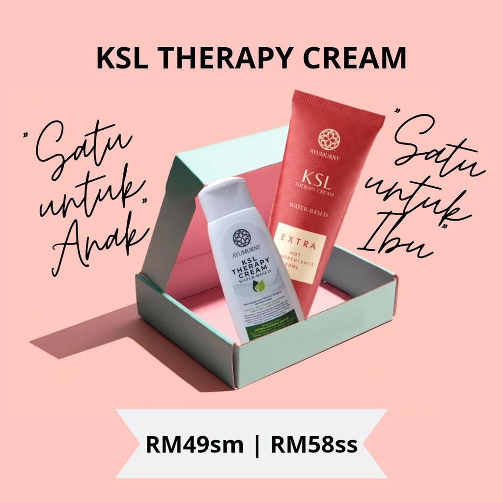 KSL Therapy Cream Krim Sekapur Limau Kembung Perut Senggugut Period ...