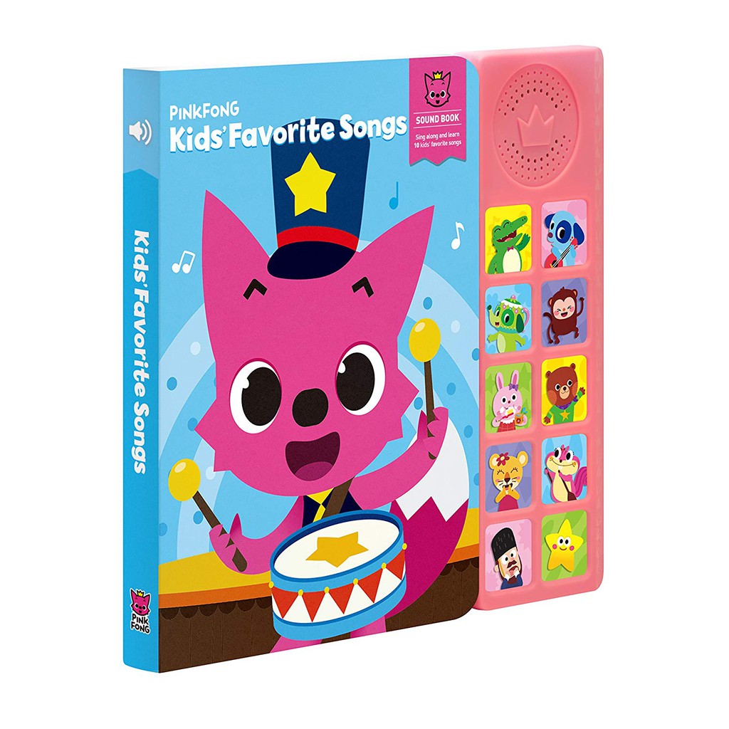 READY STOCK Original Pinkfong Music Sound Book - Kids Favorite Songs ...