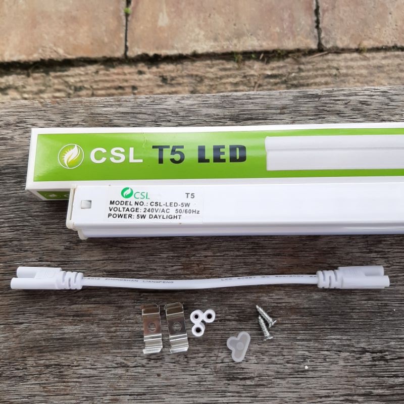 (6 month Warranty) CSL T5 5W 1 feet LED Lamp T5 LED Tube with seamless ...
